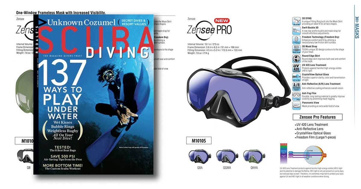 TUSA featured in Scuba Diving’s 2022 Gear Guide - SH Evans Manufacturer ...